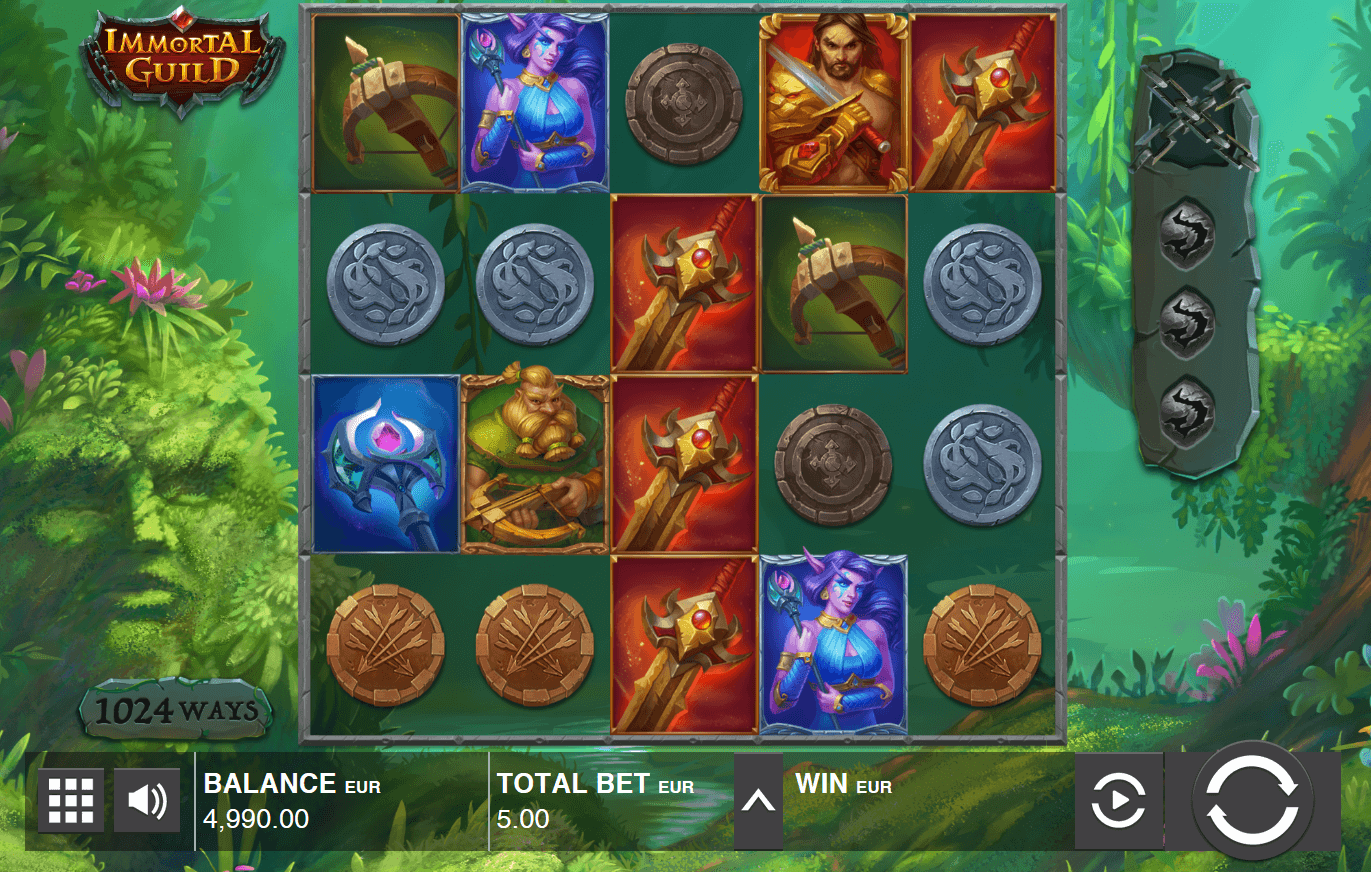 Immortal Guild (RTP 96.55 % | Push Gaming) Slot Review - GMBLRS.COM