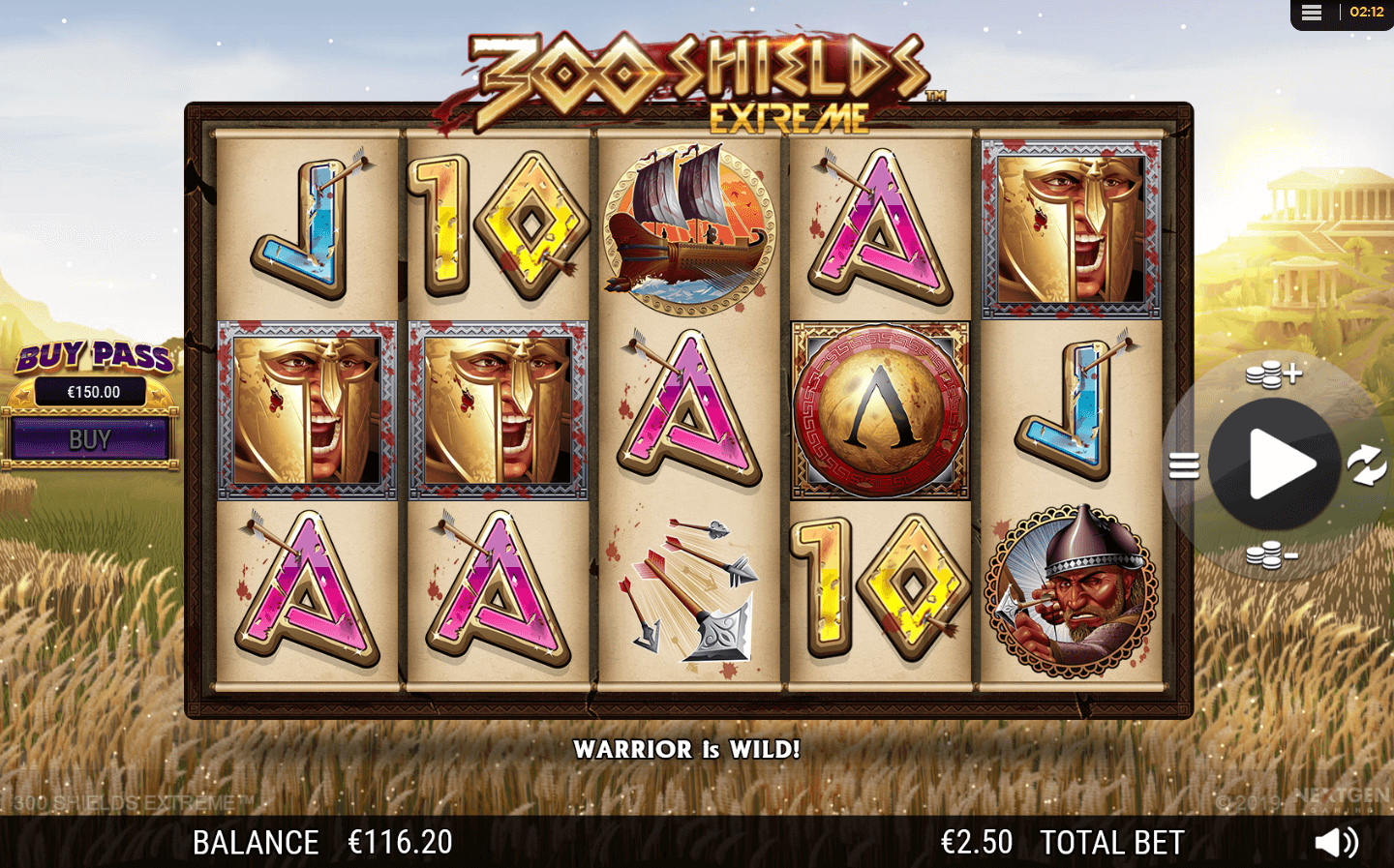 300 Shields Extreme (RTP 95.30 % | NextGen Gaming) Slot Review - GMBLRS.COM
