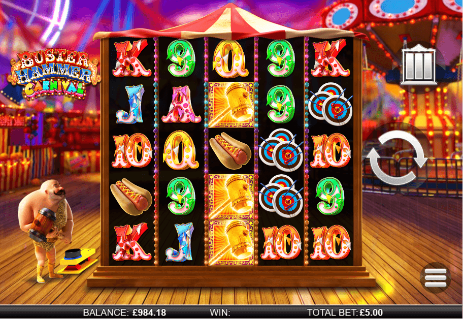 Buster Hammer Carnival (RTP 95.97 % | ReelPlay) Slot Review - GMBLRS.COM