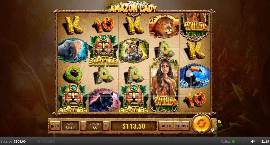 Amazon Lady (RTP 97 % | Skywind) Slot Review - GMBLRS.COM