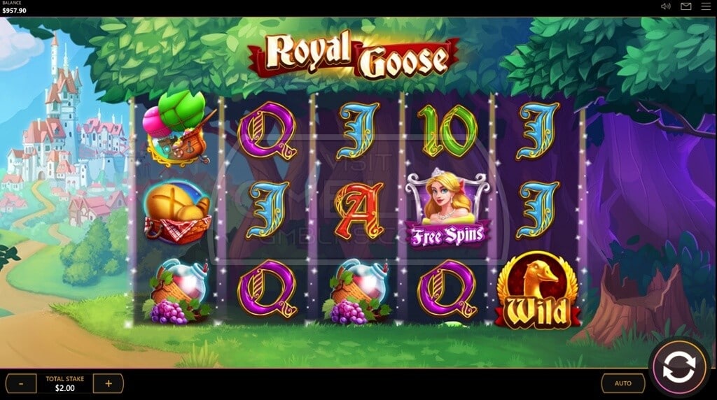 Royal Goose (RTP 94.93 % | Cayetano Gaming) Slot Review - GMBLRS.COM