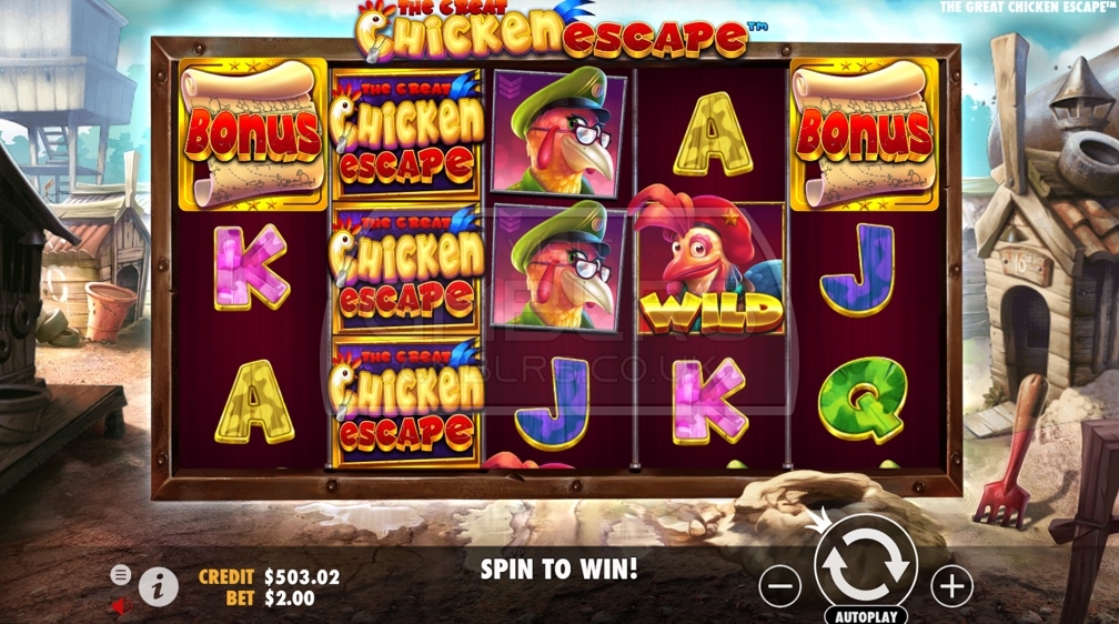 The Great Chicken Escape (RTP 96.50 % | Pragmatic Play) Slot Review ...