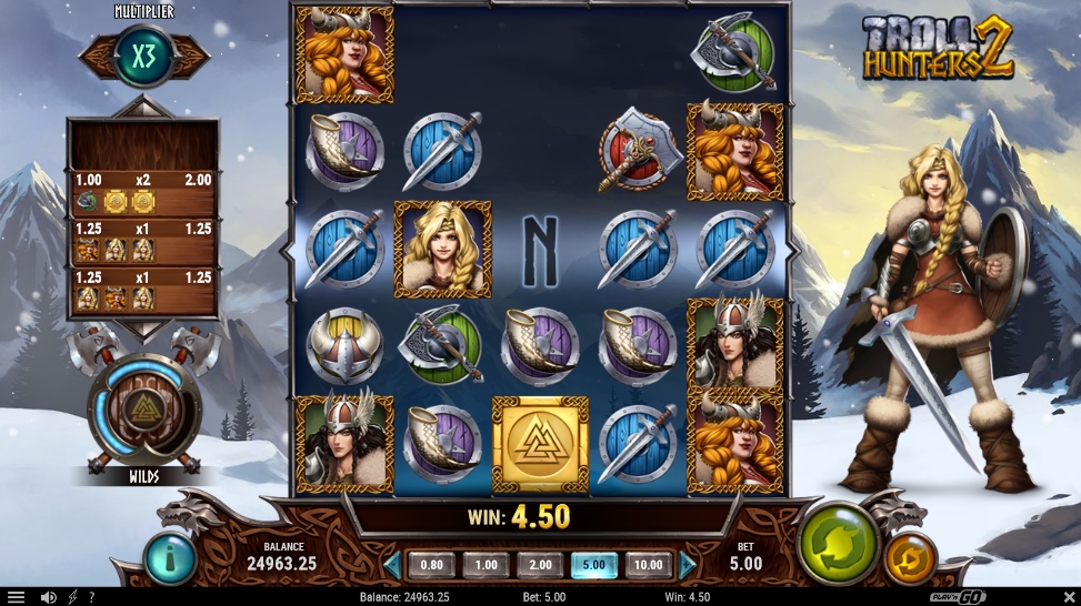 Troll Hunters 2 (RTP 96.50 % | Play’n GO) Slot Review - GMBLRS.COM