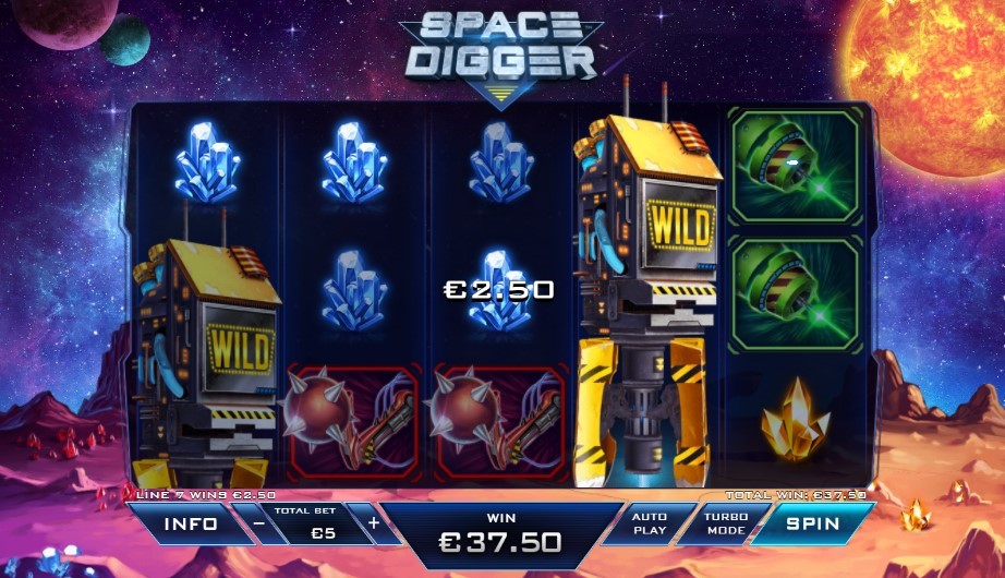 Space Digger (RTP 96.06 % | Playtech) Slot Review - GMBLRS.COM