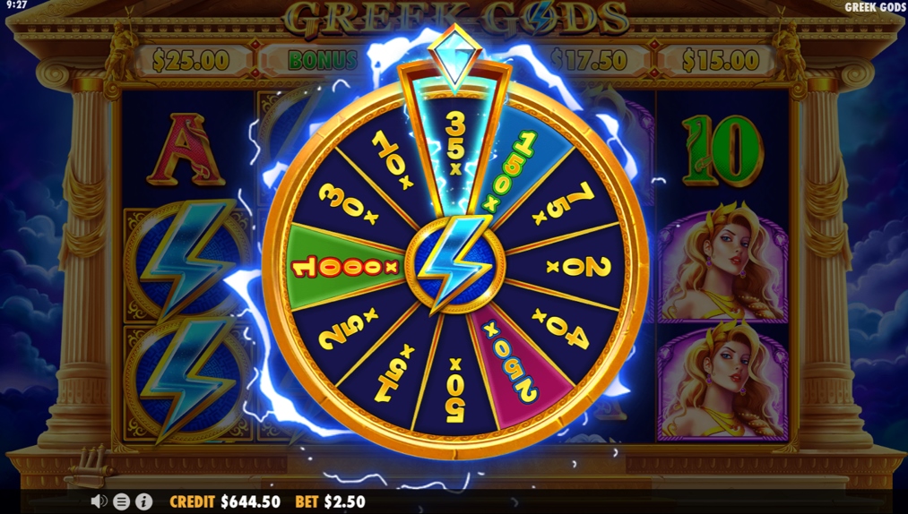 Greek Gods (RTP 96.50 % | Pragmatic Play) Slot Review - GMBLRS.COM