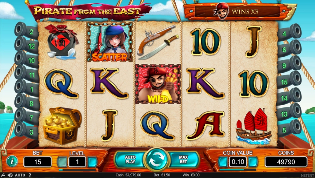 Pirate from the East (RTP 96.38 % | NetEnt) Slot Review - GMBLRS.COM
