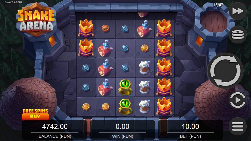 Snake Arena (RTP 96.25 % | Relax Gaming) Slot Review - GMBLRS.COM