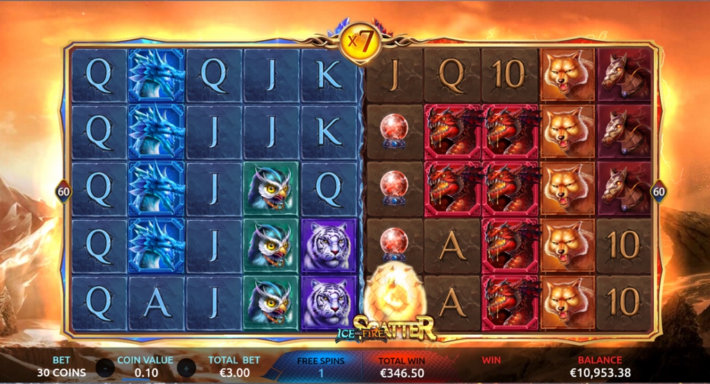 Ice And Fire (RTP 96.64 % | Yggdrasil) Slot Review - GMBLRS.COM