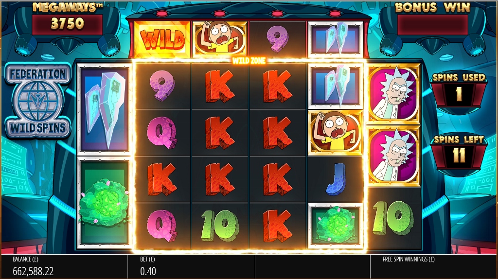 Rick and Morty Megaways (RTP 96.55 % | Blueprint Gaming) Slot Review ...
