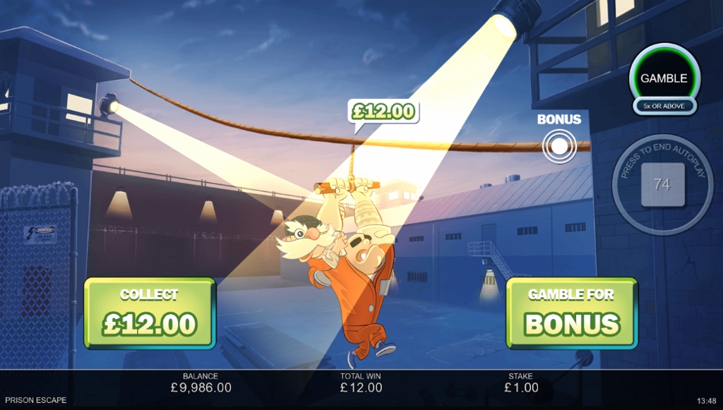 Prison Escape (RTP 95.90 % | Inspired Gaming) Slot Review - GMBLRS.COM