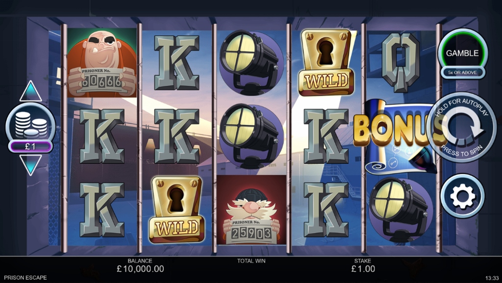 Prison Escape (RTP 95.90 % | Inspired Gaming) Slot Review - GMBLRS.COM