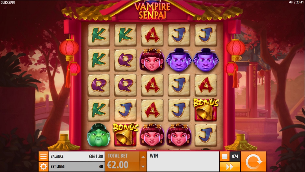 Vampire Senpai (RTP 96.19 % | Quickspin) Slot Review - GMBLRS.COM