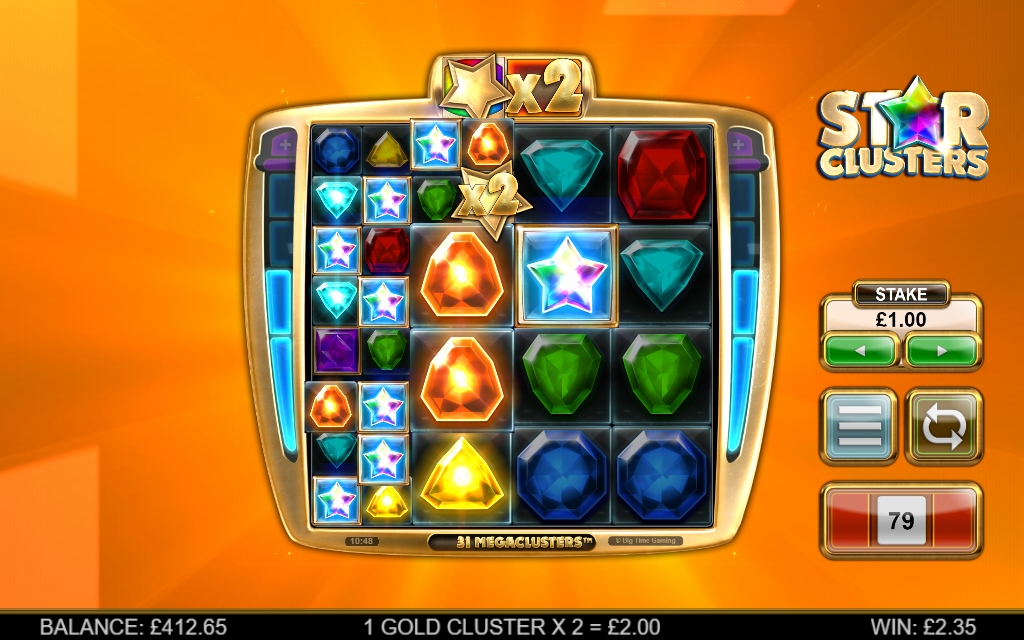 Star Clusters Megaclusters (RTP 96.54 % | Big Time Gaming) Slot Review ...