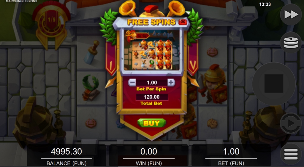 Marching Legions (RTP 98.12 % | Relax Gaming) Slot Review - GMBLRS.COM