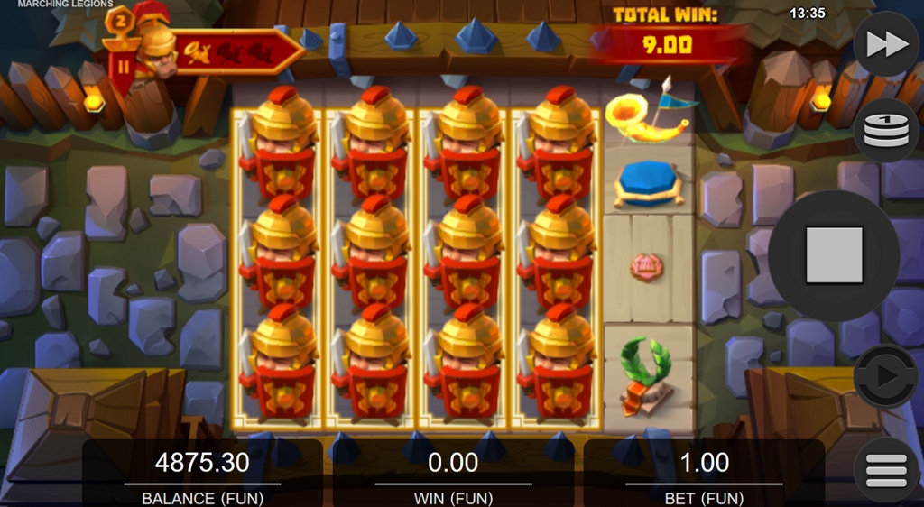 Marching Legions (RTP 98.12 % | Relax Gaming) Slot Review - GMBLRS.COM