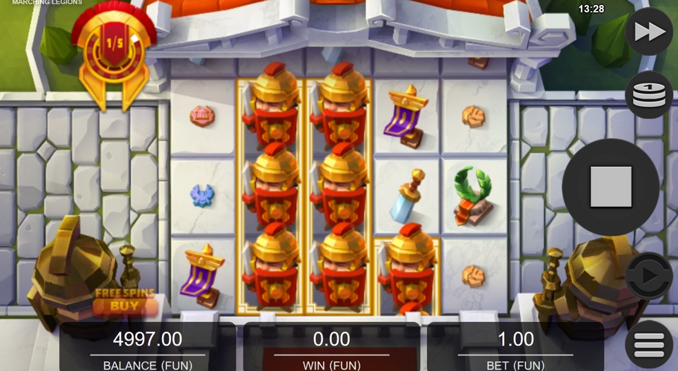 Marching Legions (RTP 98.12 % | Relax Gaming) Slot Review - GMBLRS.COM