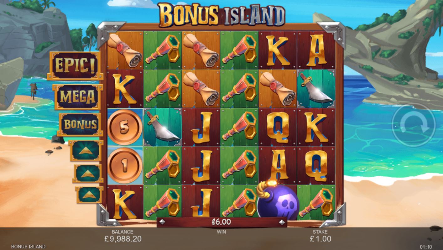 Bonus Island (RTP 95.78 % | Inspired Gaming) Slot Review - GMBLRS.COM