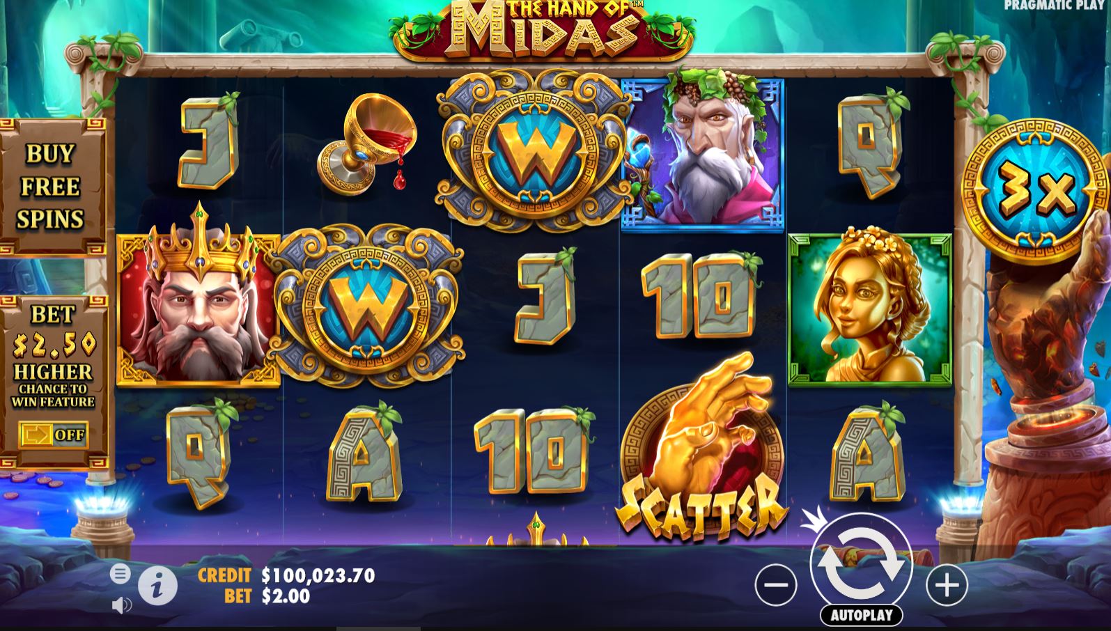 The Hand of Midas (RTP 96.54 % | Pragmatic Play) Slot Review - GMBLRS.COM