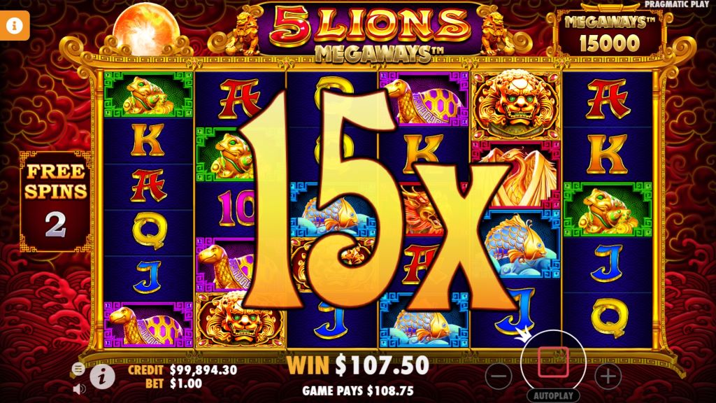 5 Lions Megaways (RTP 96.50 % | Pragmatic Play) Slot Review - GMBLRS.COM