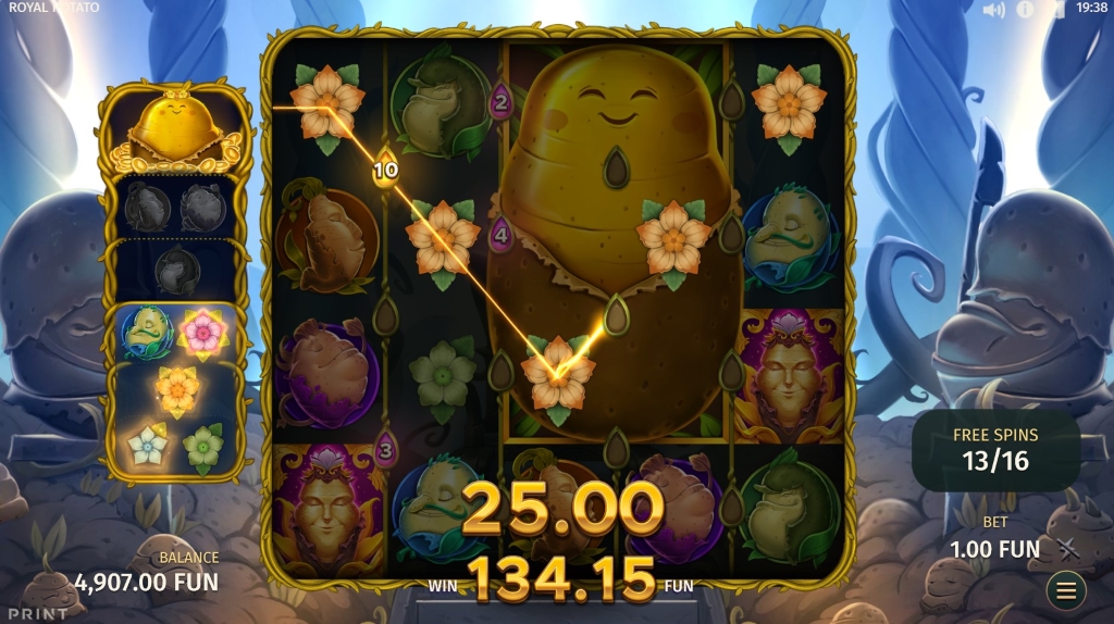 Royal Potato (RTP 96.29 % | Relax Gaming) Slot Review - GMBLRS.COM