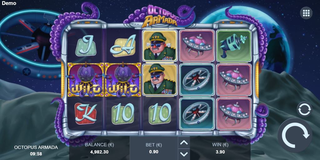 Octopus Armada (RTP 95.78 % | Blue Guru Games) Slot Review - GMBLRS.COM