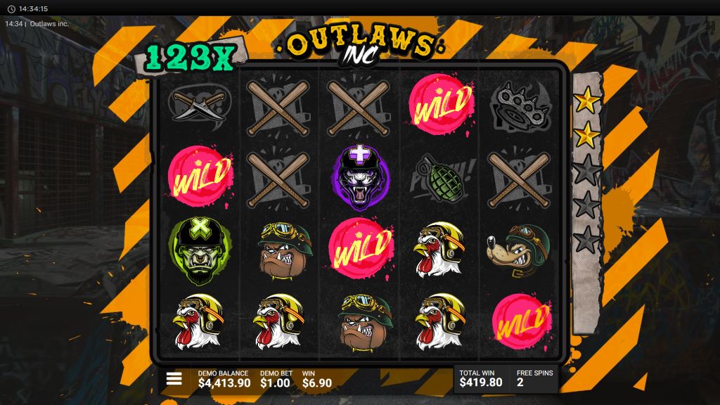 Outlaws Inc (RTP 96.23 % | Hacksaw Gaming) Slot Review - GMBLRS.COM