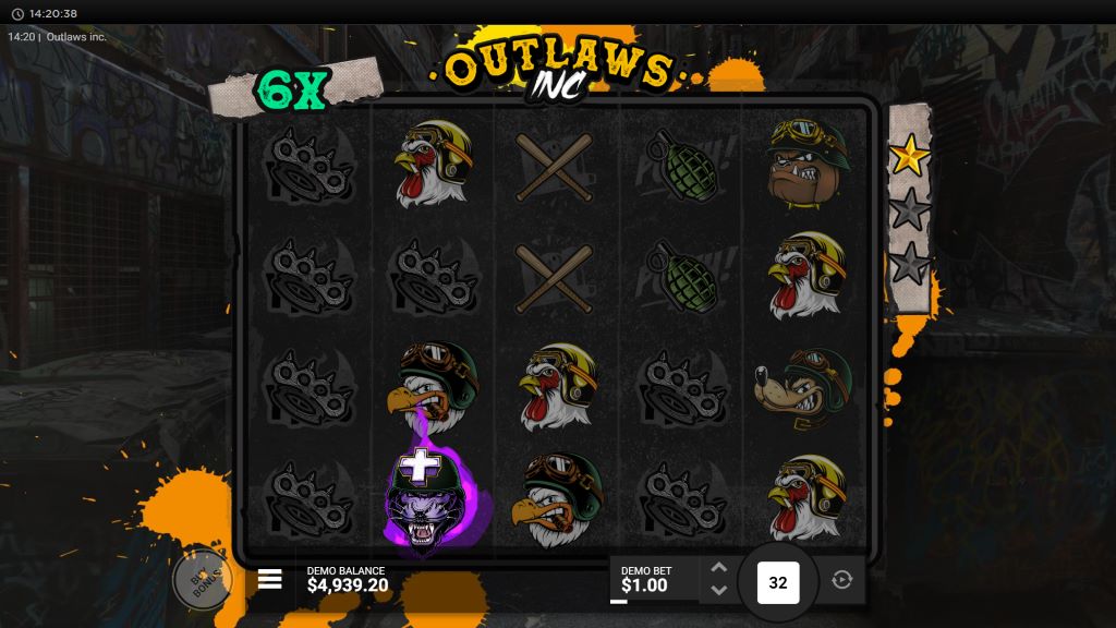 Outlaws Inc (RTP 96.23 % | Hacksaw Gaming) Slot Review - GMBLRS.COM