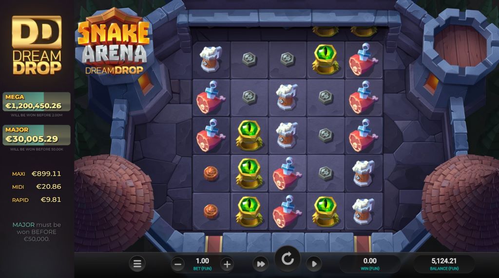 Snake Arena Dream Drop (RTP 94 % | Relax Gaming) Slot Review - GMBLRS.COM