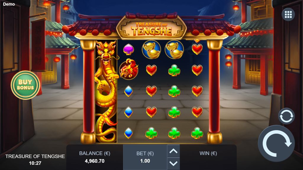 Treasure of Tengshe (RTP 95.45 % | Blue Guru Games) Slot Review ...