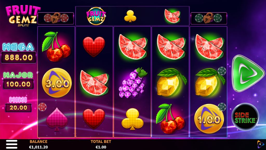 Fruit Gemz Splitz (RTP 95.51 % | Boomerang Studios) Slot Review ...