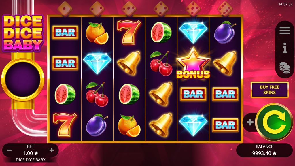 Dice Dice Baby (RTP 95.40 % | Booming Games) Slot Review - GMBLRS.COM