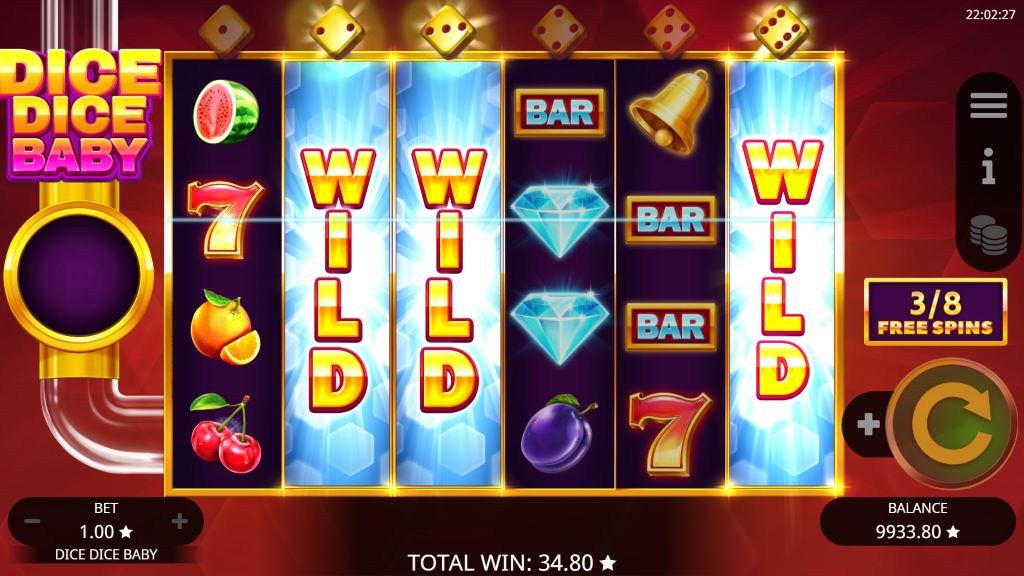 Dice Dice Baby (RTP 95.40 % | Booming Games) Slot Review - GMBLRS.COM