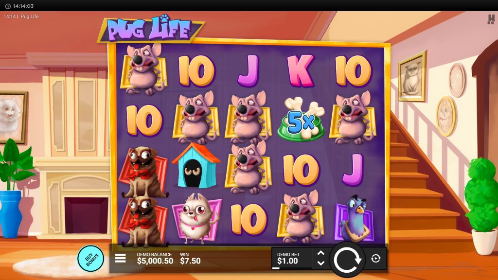 Pug Life (RTP 96.33 % | Hacksaw Gaming) Slot Review - GMBLRS.COM