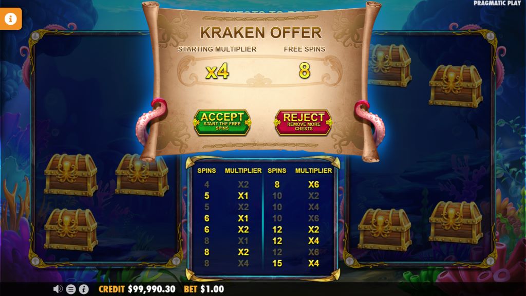 Release the Kraken 2 (RTP 96.50 % | Pragmatic Play) Slot Review ...