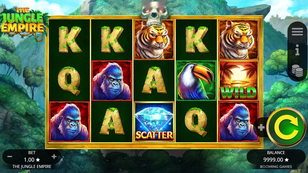 The Jungle Empire (RTP 95.80 % | Booming Games) Slot Review - GMBLRS.COM