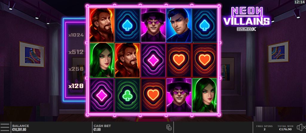 Neon Villains DoubleMax (RTP 96 % | Yggdrasil) Slot Review - GMBLRS.COM