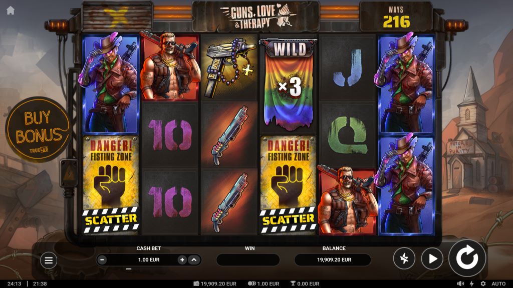 Guns, Love & Therapy (RTP 97 % | TrueLab) Slot Review - GMBLRS.COM